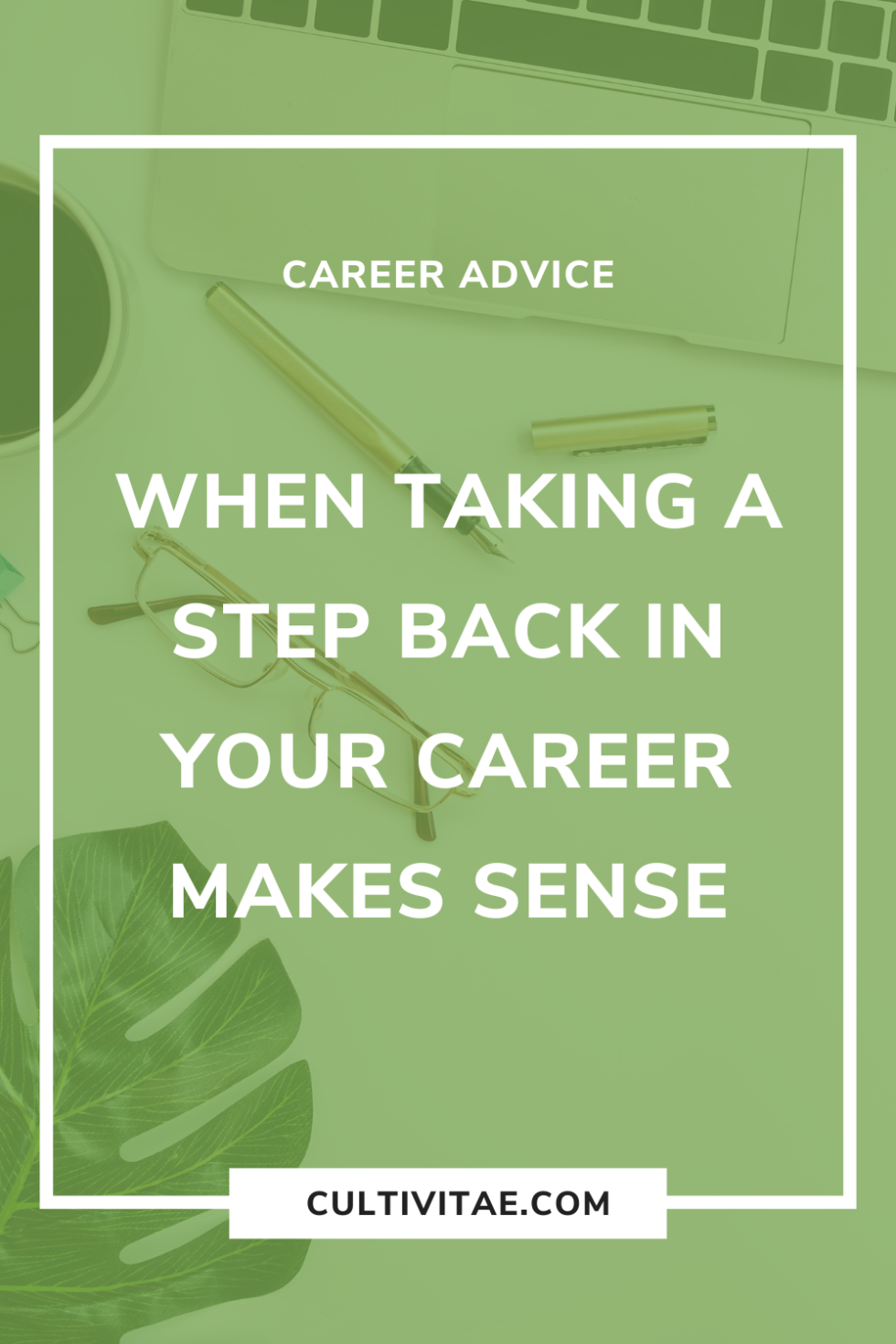 When Taking a Step Back in Your Career Makes Sense